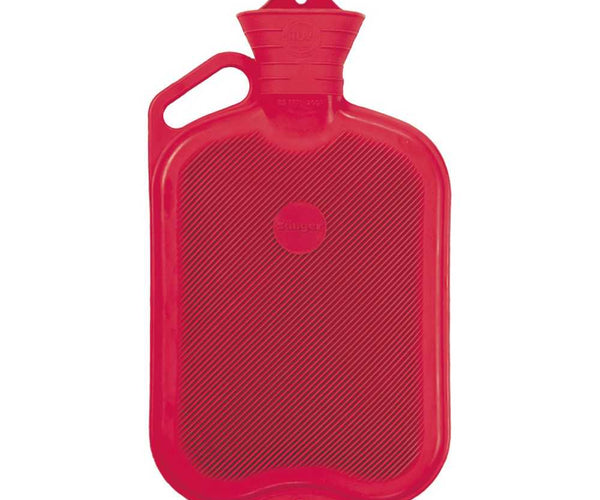 Wärmflasche Naturgummi 2L mit Griff für kuschelige Wärme – Medasi.shop